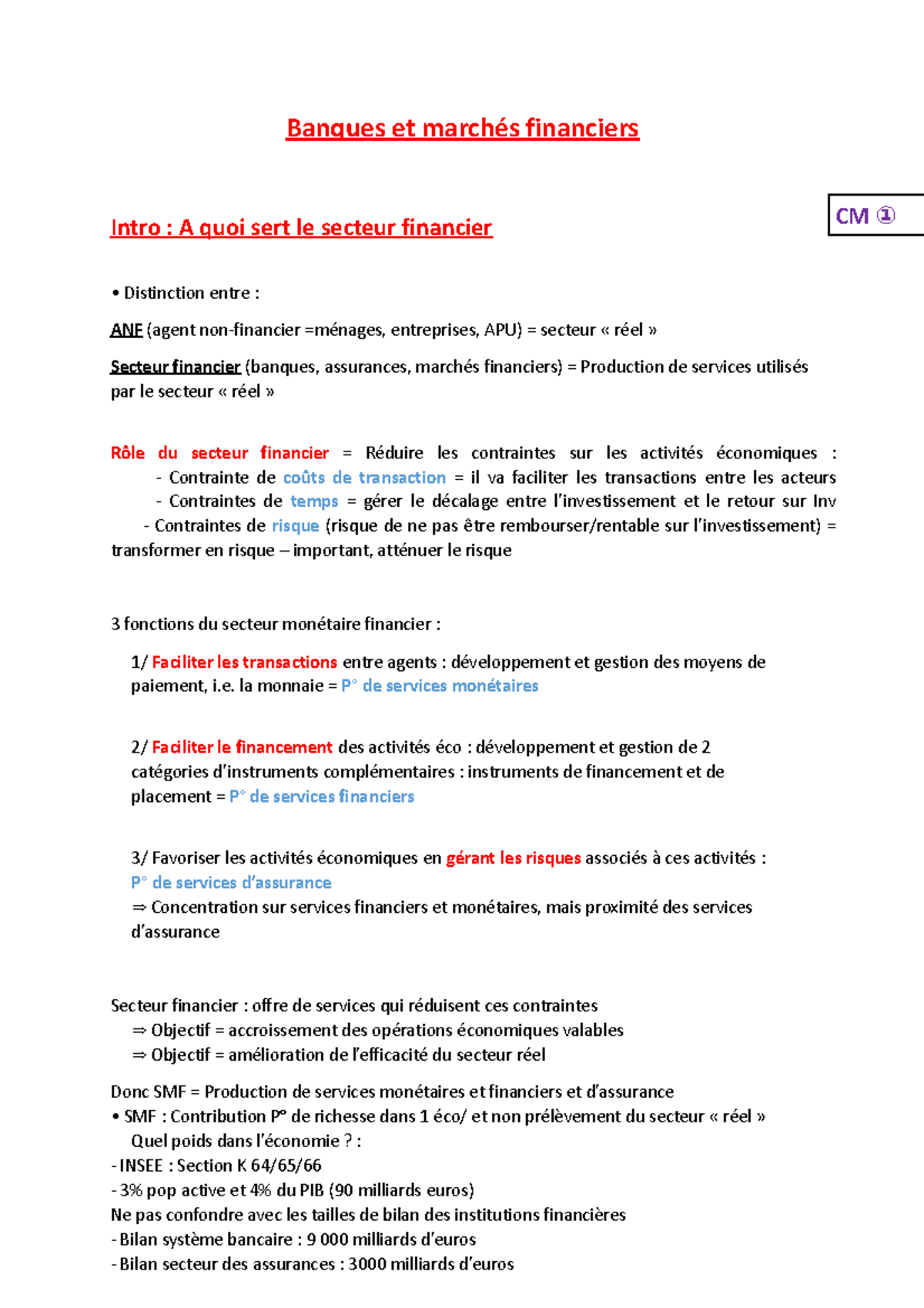 Cours L2 Banque et Marchés Financier - Banques et marchés financiers ...