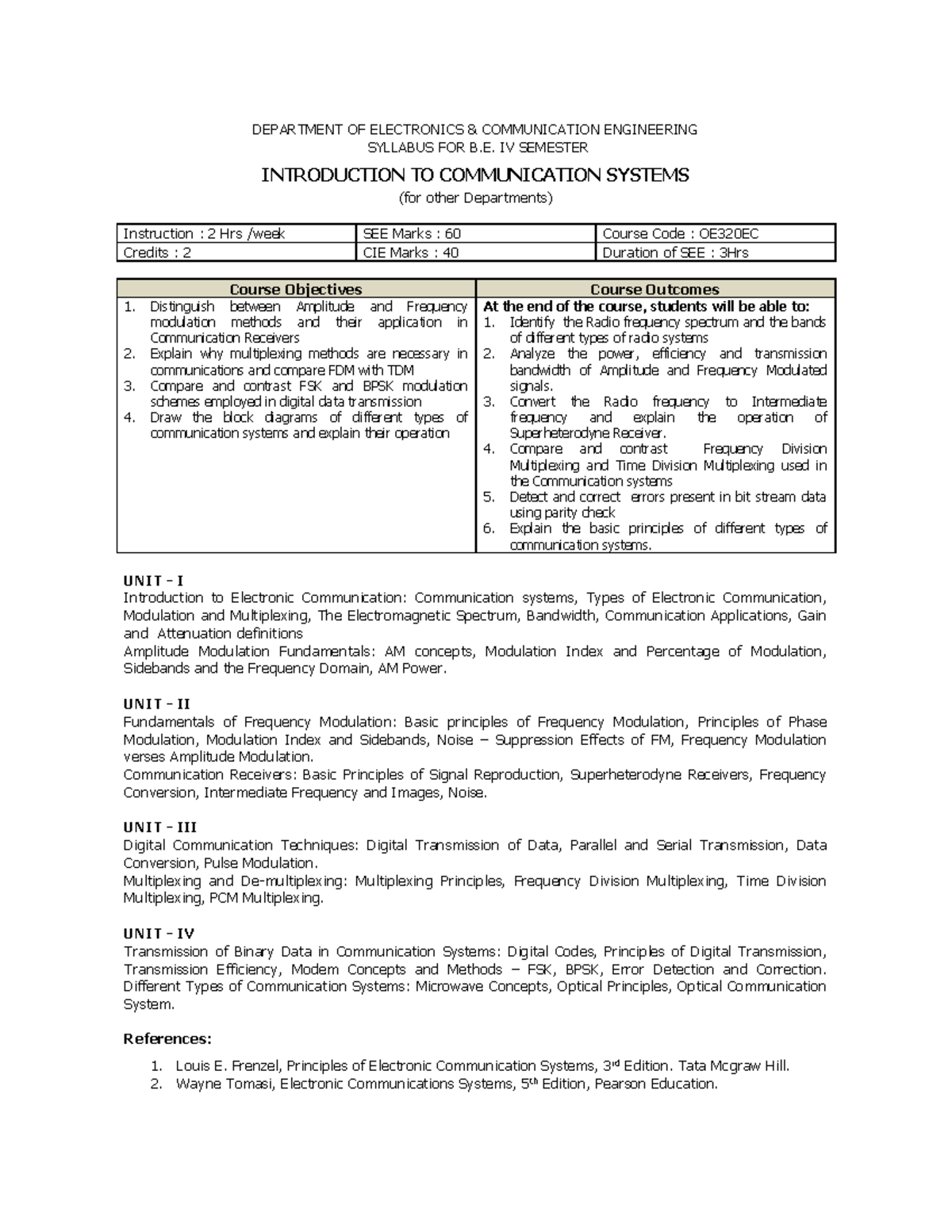 ECE Introduction to Communication Systems - DEPARTMENT OF ELECTRONICS ...