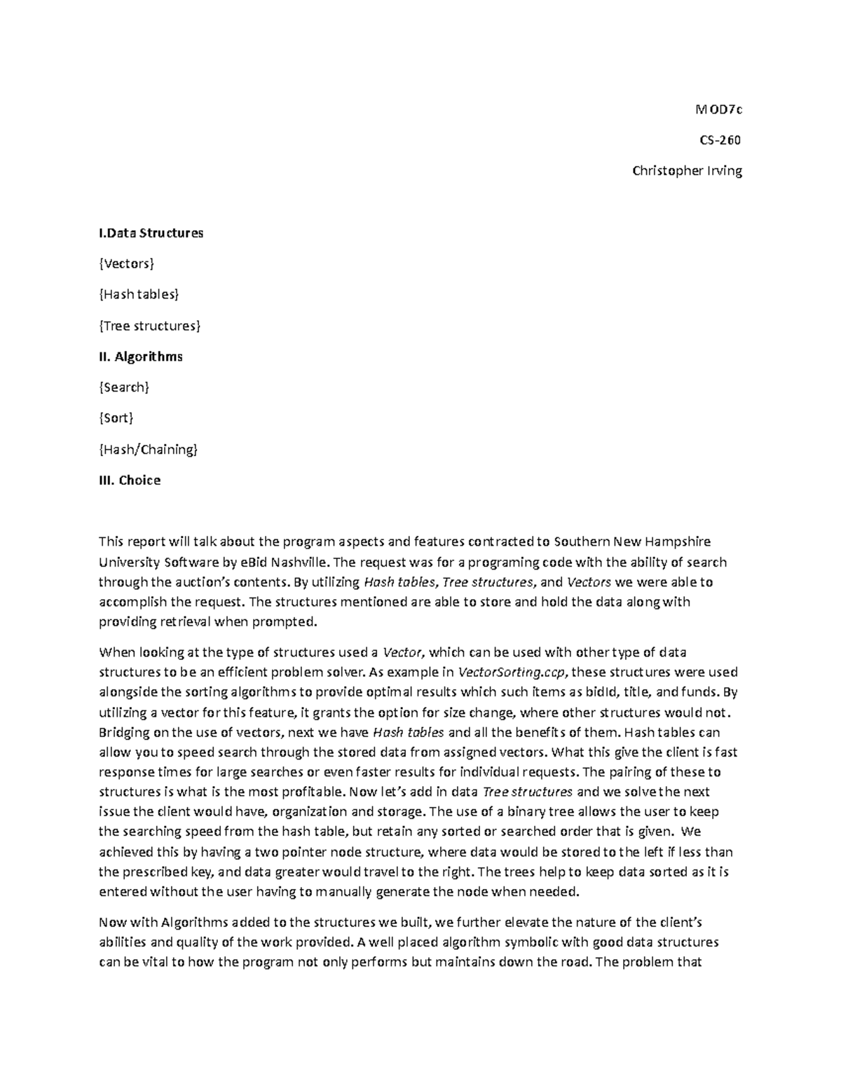 MOD7c - REVISE - MOD7c CS- Christopher Irving I Structures {Vectors ...