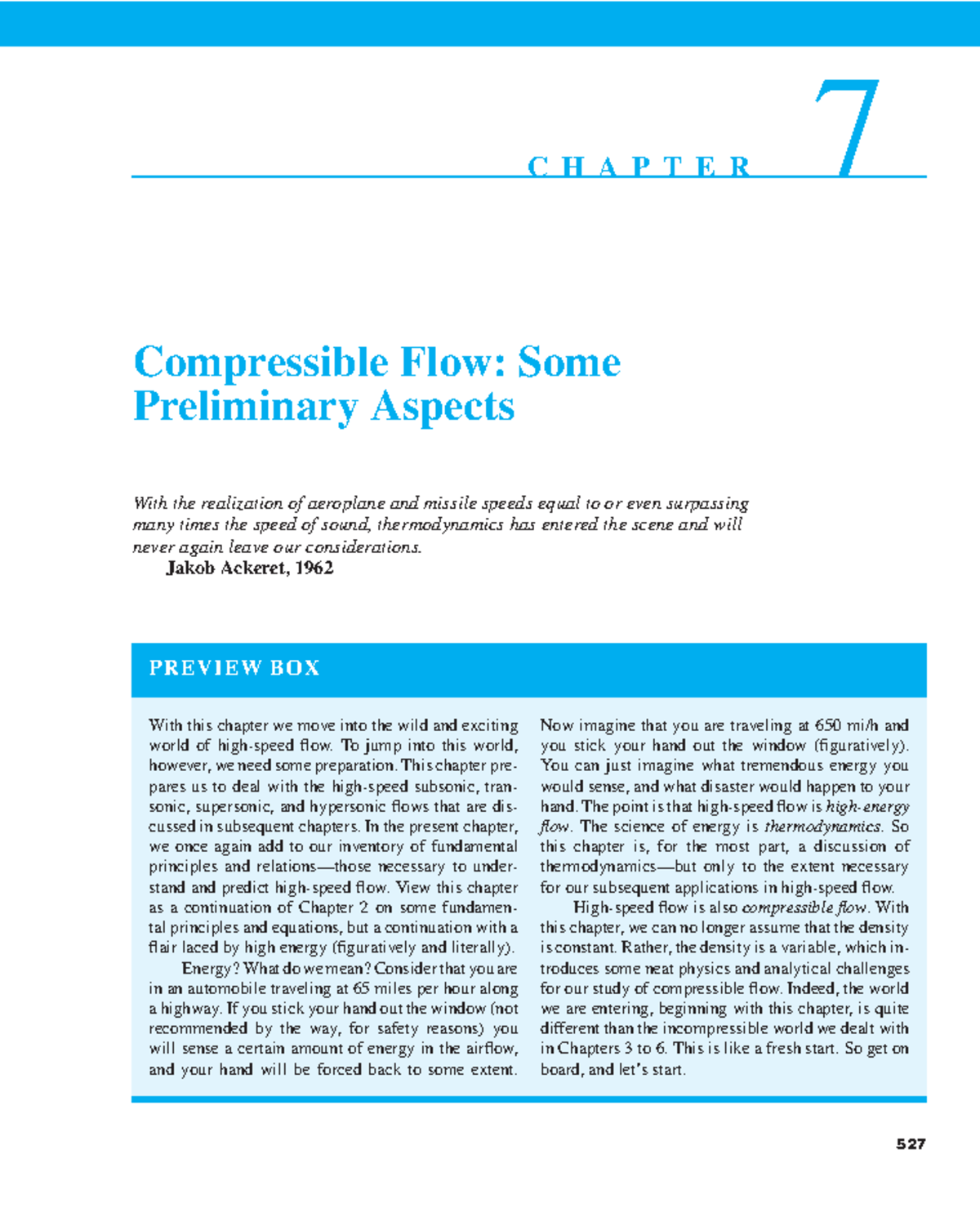 Aerodynamics Lecture 22 - C H A P T E R 7 Compressible Flow: Some ...