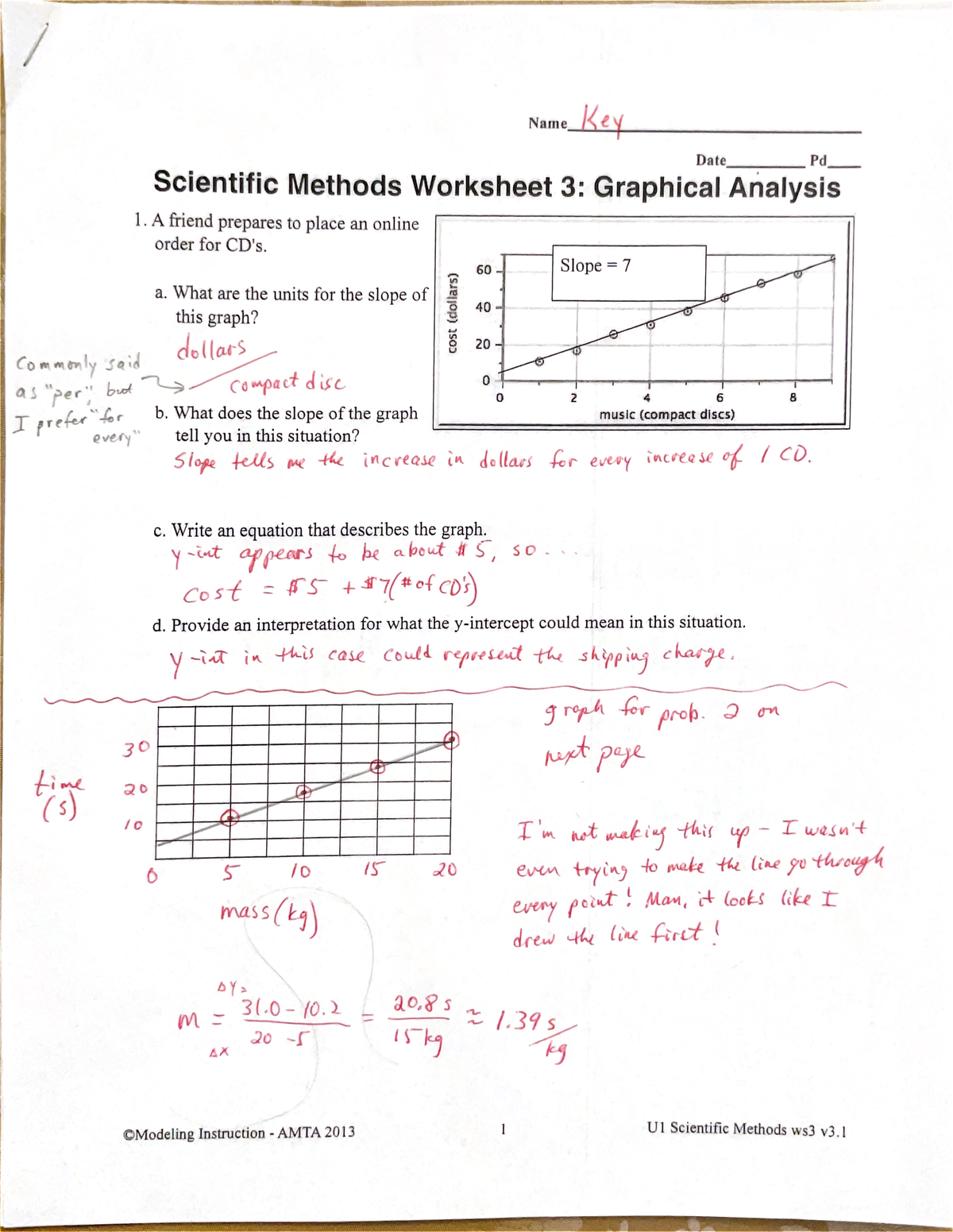Physics U1 WS3 answers 2024-09-20 16 21 29 - Name Key Date Pd Scientific Methods Worksheet 3 ...
