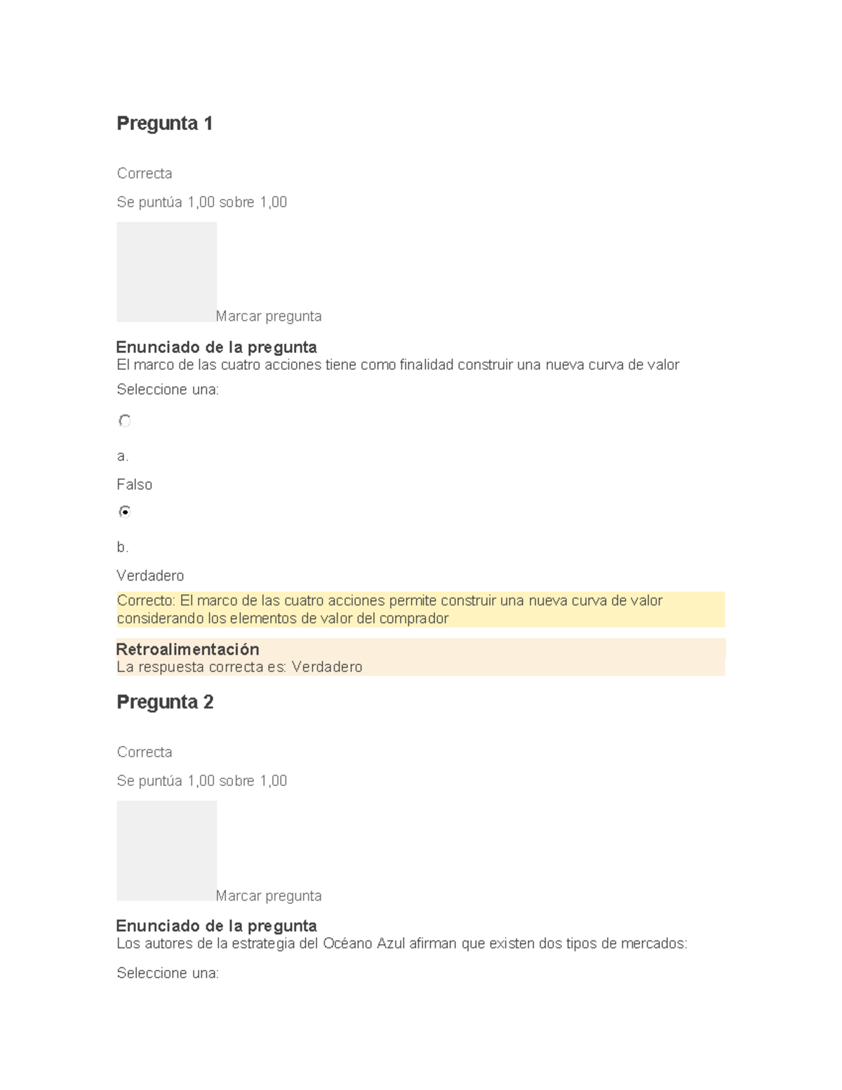 Evaluacion unidad 2 EC 2024 - Pregunta 1 Correcta Se puntúa 1,00 sobre 1, Marcar pregunta ...
