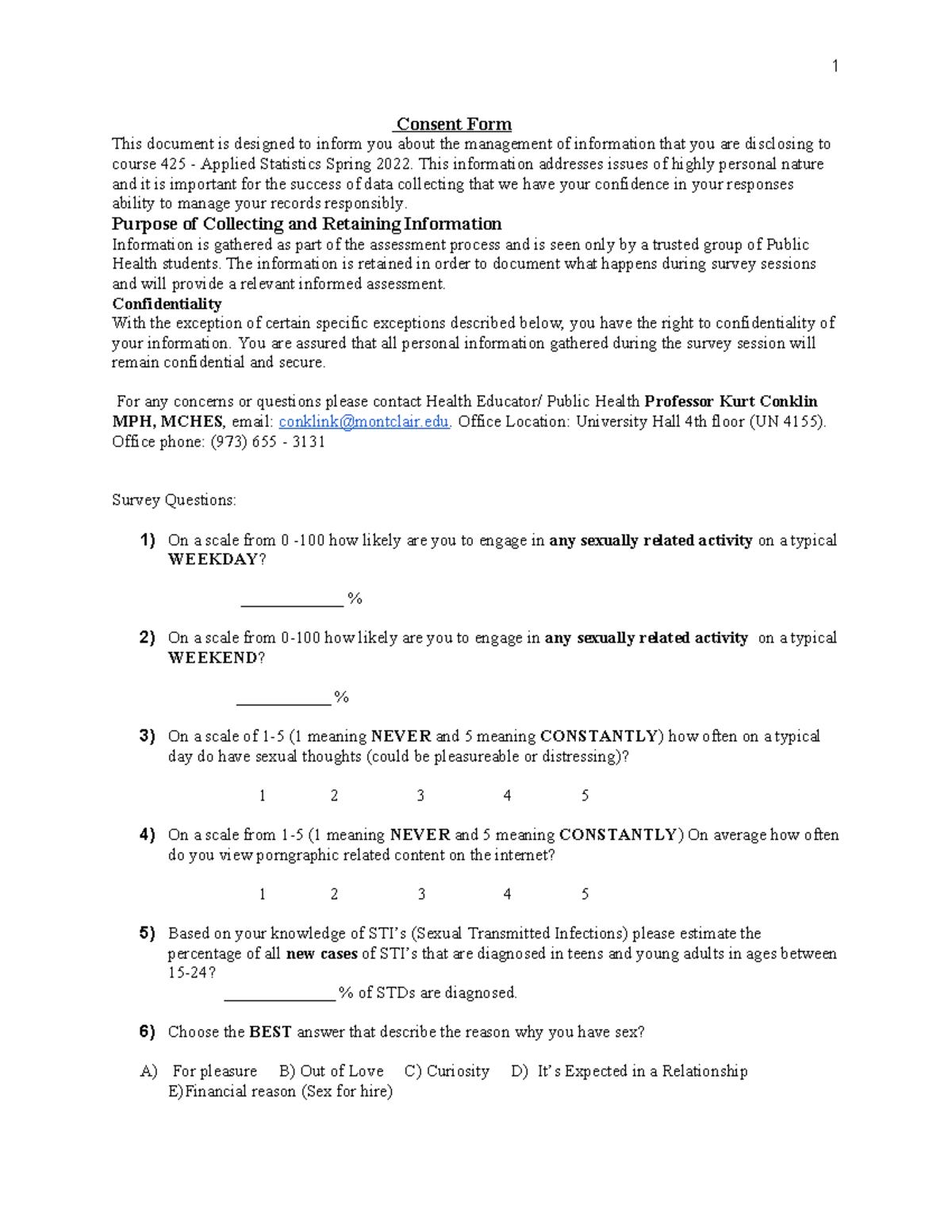 HLTH 425 - Group 3 - Sexual Health - Consent Form This document is ...