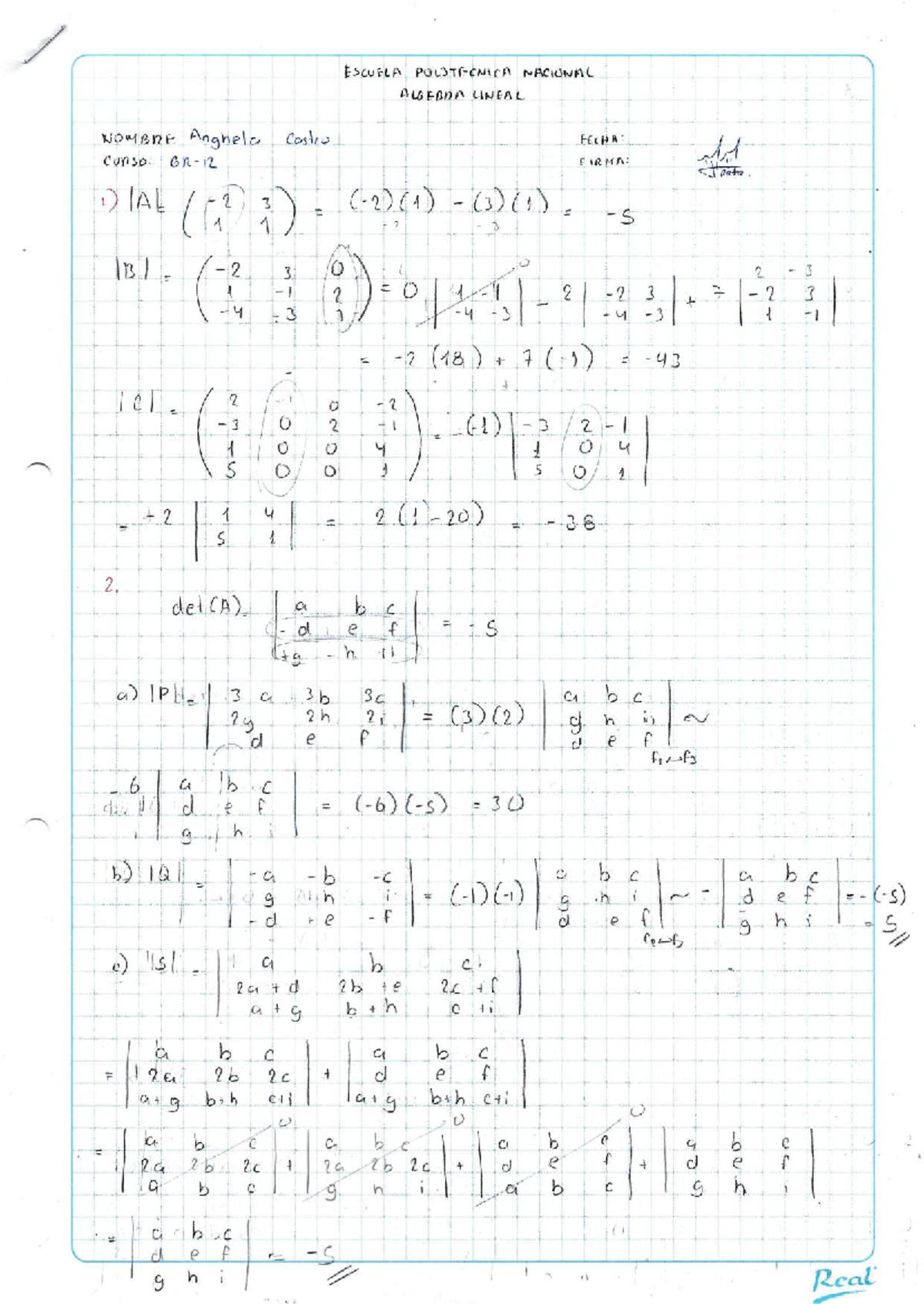 Deber 5 C A compressed - Álgebra Lineal - Studocu