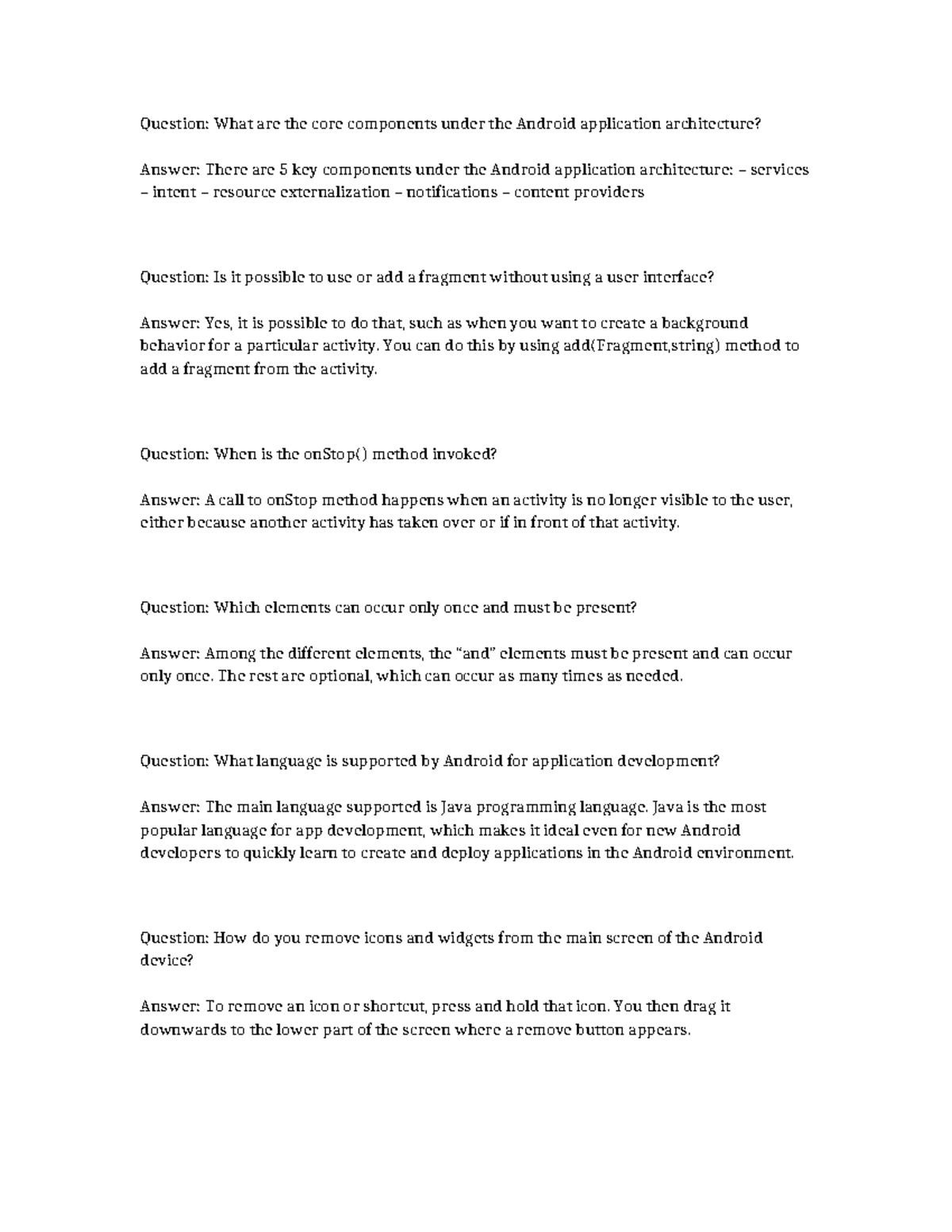 Mishandling omentopexy blauwbok - Question: What are the core ...