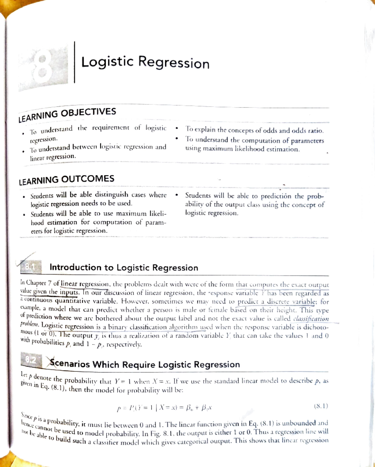 Logistic Regression - Machine Learning and computing - Logistic ...