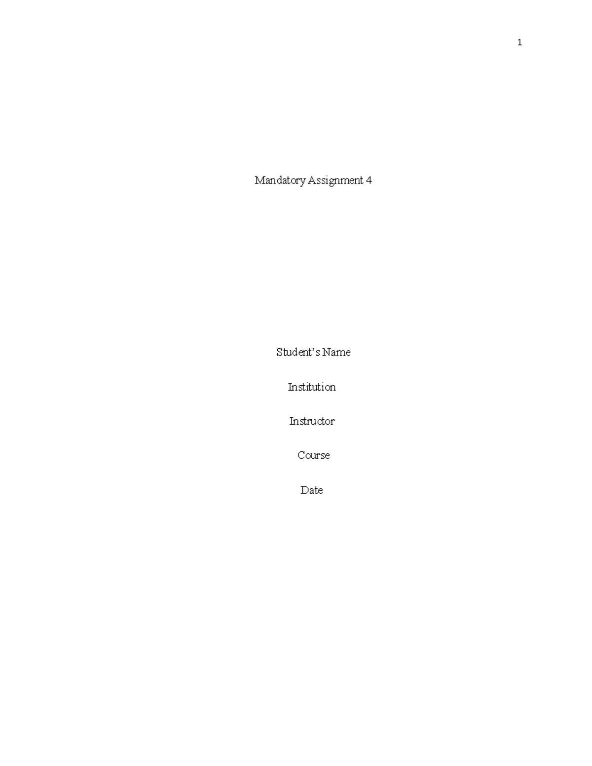 Mandatory Assignment 4 - The main influences of these monotheistic ...