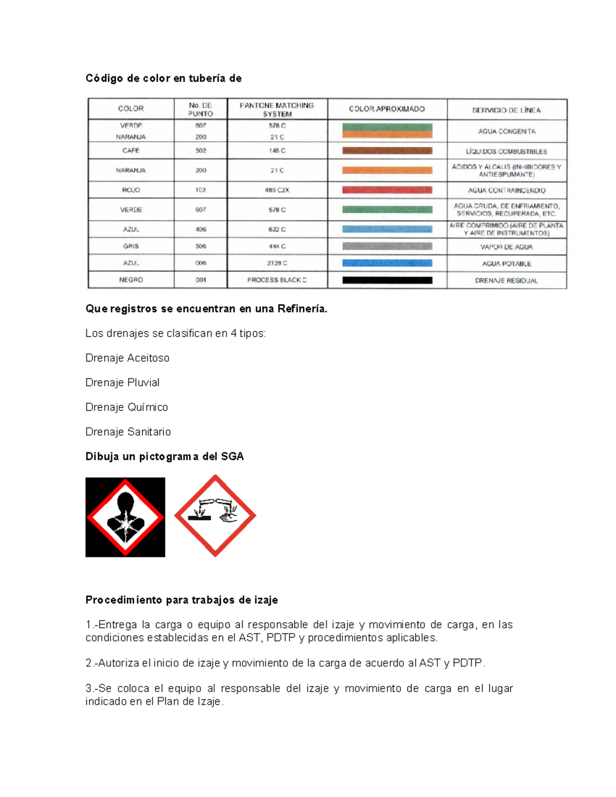 GUIA DE EXAMEN PARA SEGURIDAD INDUSTRIAL PEMEX TRANSFORMACION ...