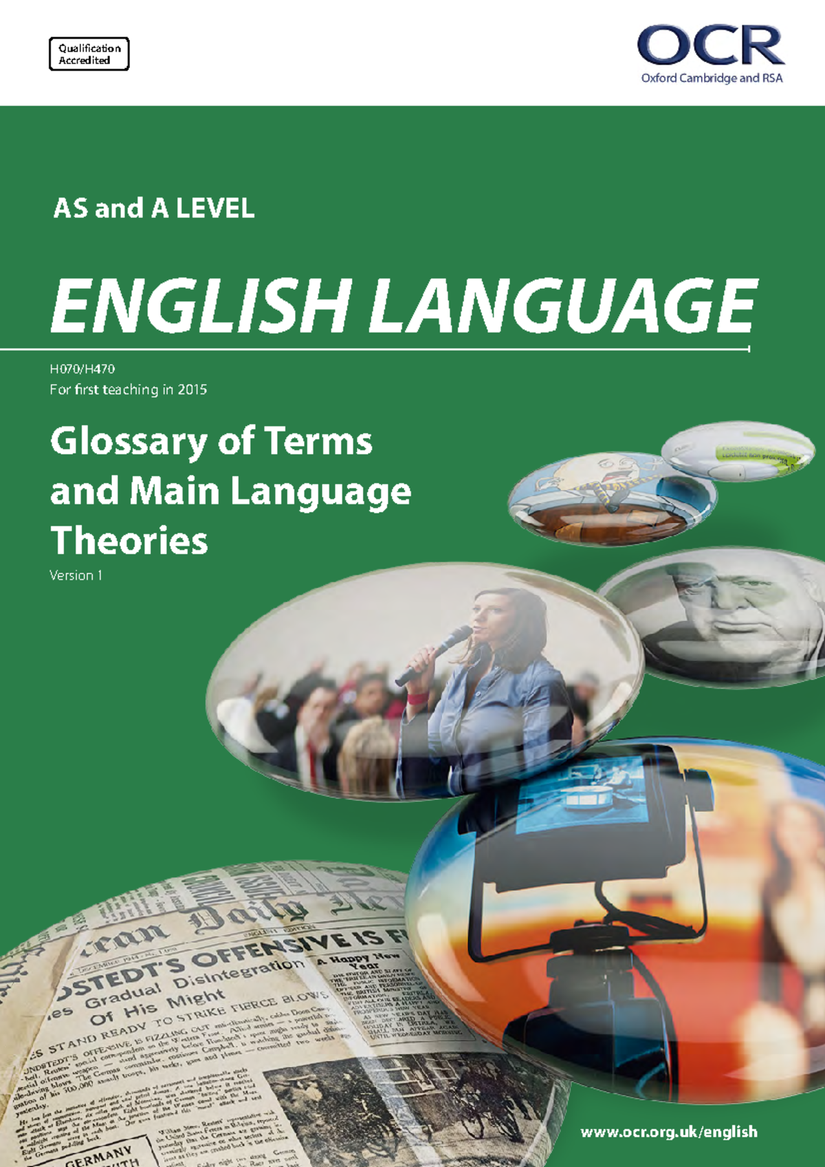 308613 glossary of terms and main language theories - AS and A LEVEL ...