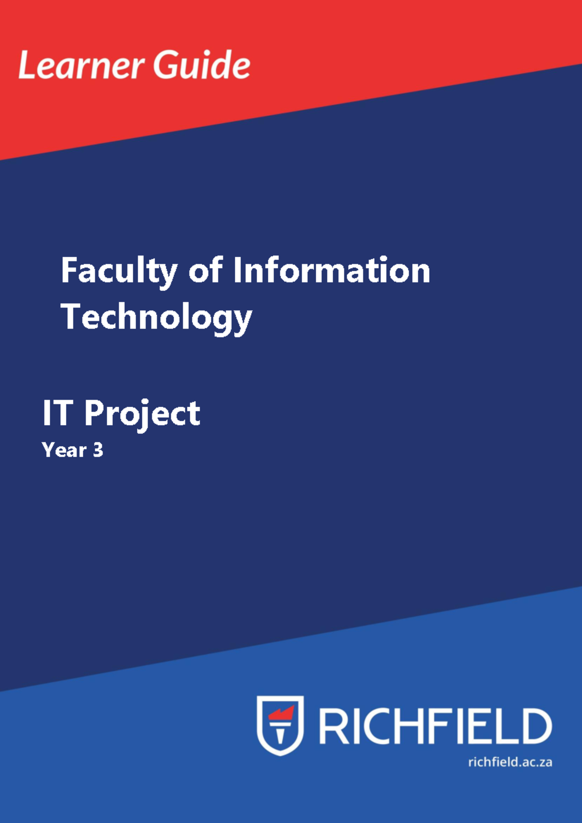 IT Project Guidelines Mid Year - Faculty of Information Technology IT ...
