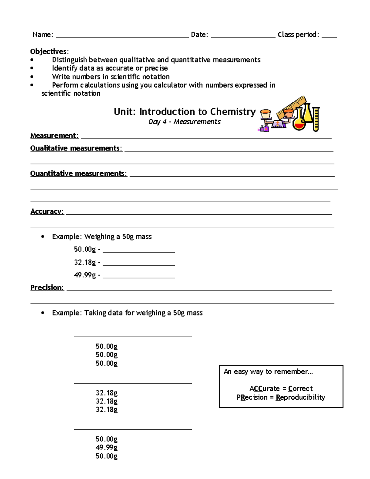 Guided Notes-Measurements - Name ...