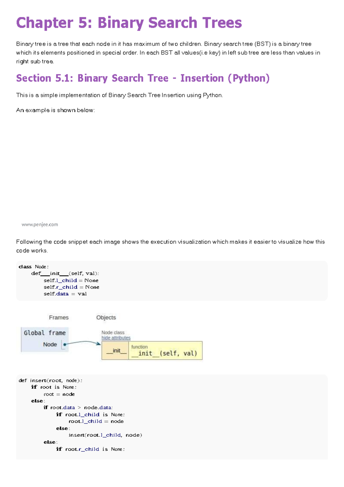 Algorithms 2 - class Node: def init (self, val): self_child = None self_child = None self = val ...
