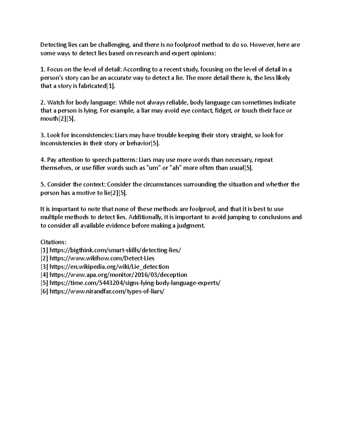 Detecting Lies Can Be Challenging However Here Are Some Ways To