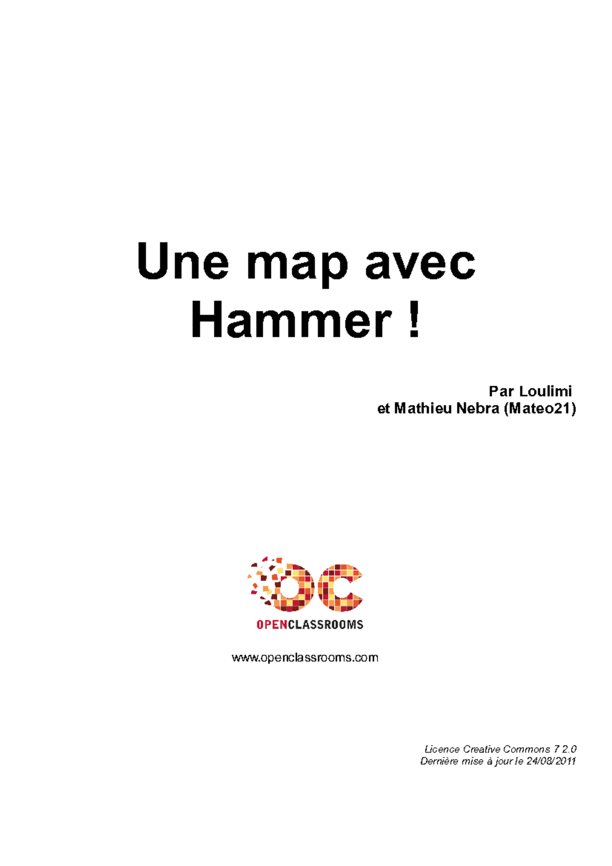 une map avec hammer - Une map avec Hammer! Par Loulimi et Mathieu Nebra ...