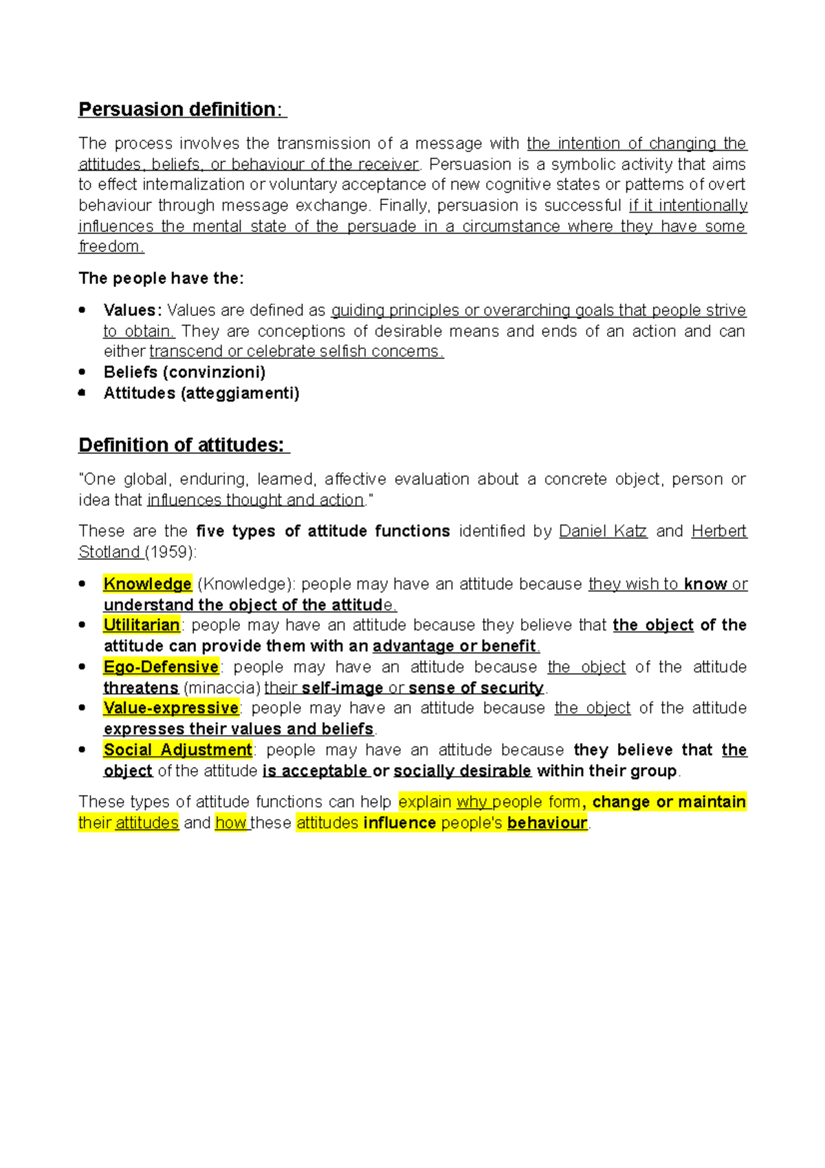 Persuasion summary - Persuasion definition: The process involves the transmission of a message ...