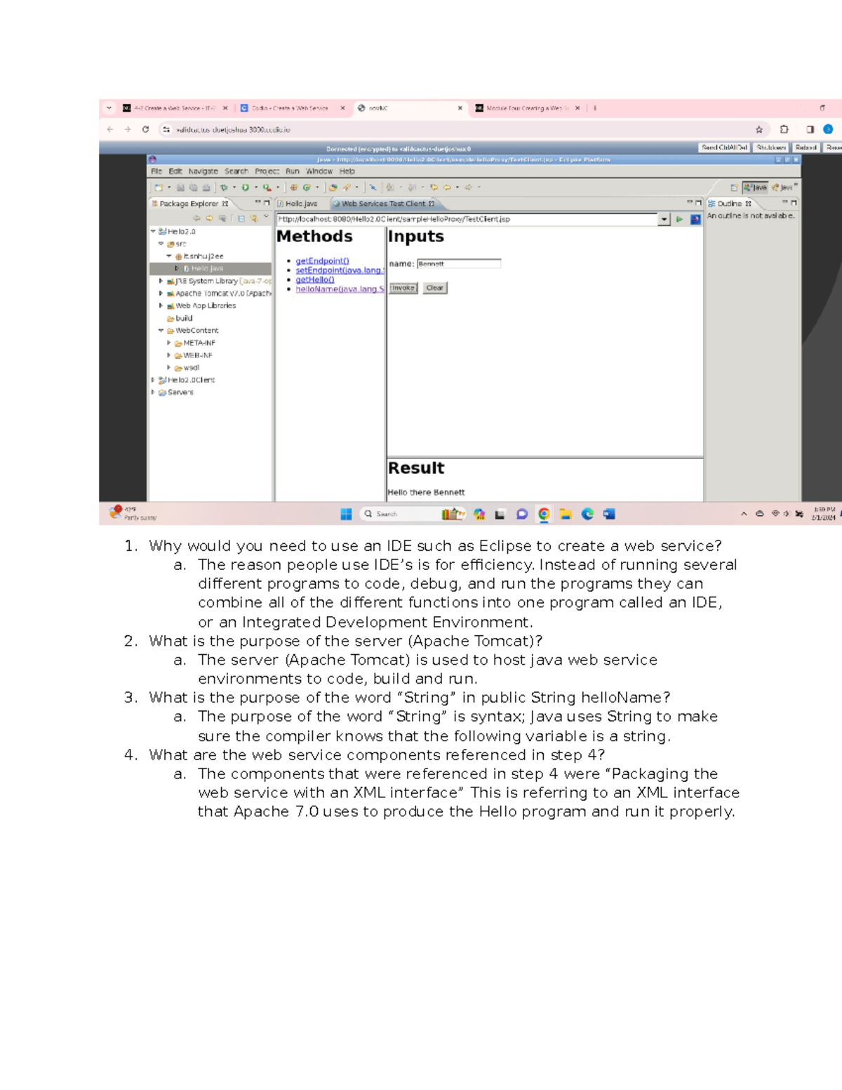 4-1 Activity - Why would you need to use an IDE such as Eclipse to ...