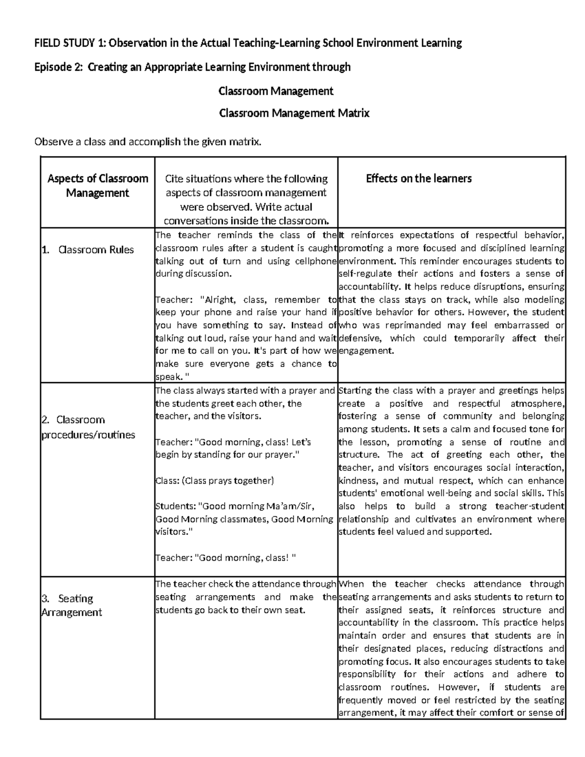 Episode-2 final - Episode 2: Creating an Appropriate Learning ...