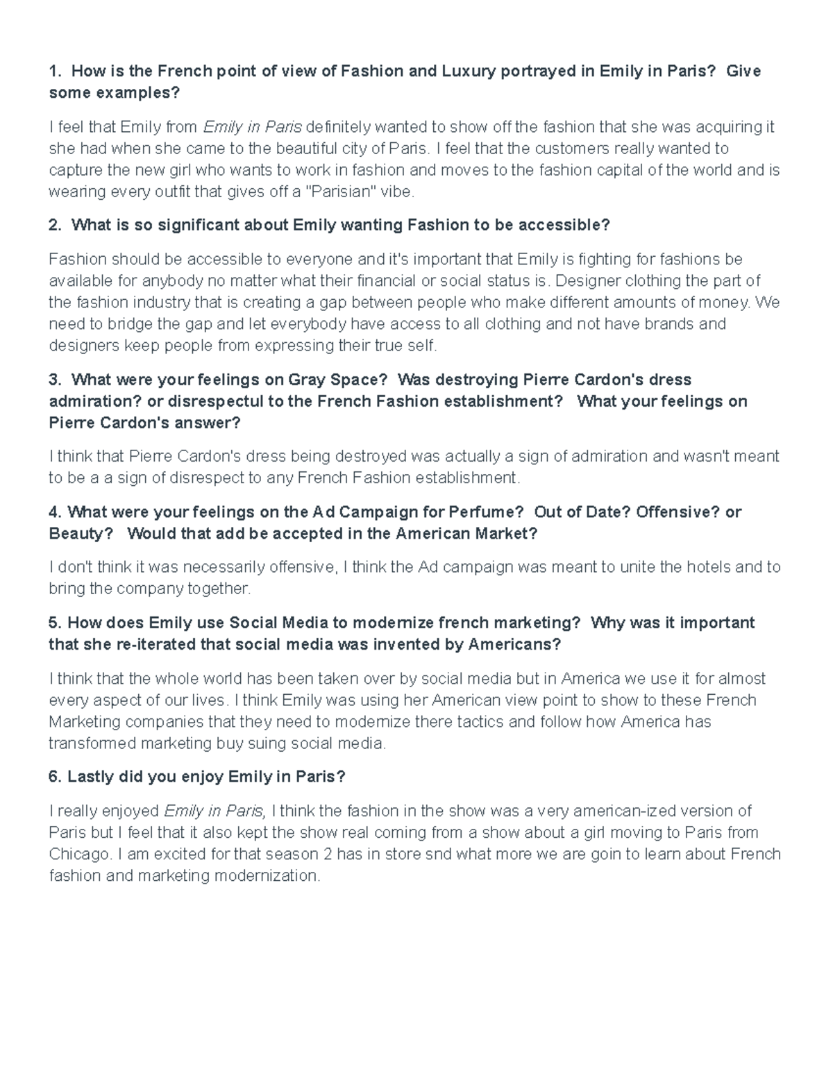 Fash 105 elitism vs. accessibility - How is the French point of view of ...