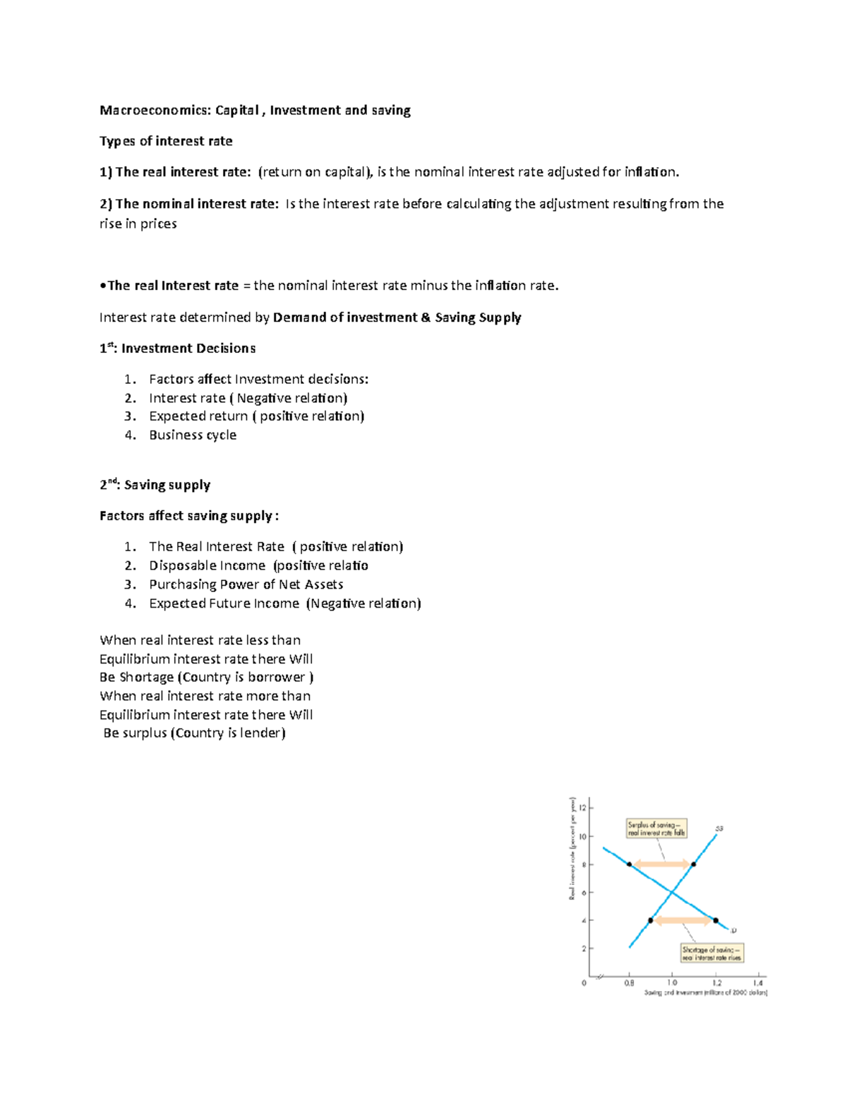 Document - Macroeconomics - Macroeconomics: Capital , Investment and ...