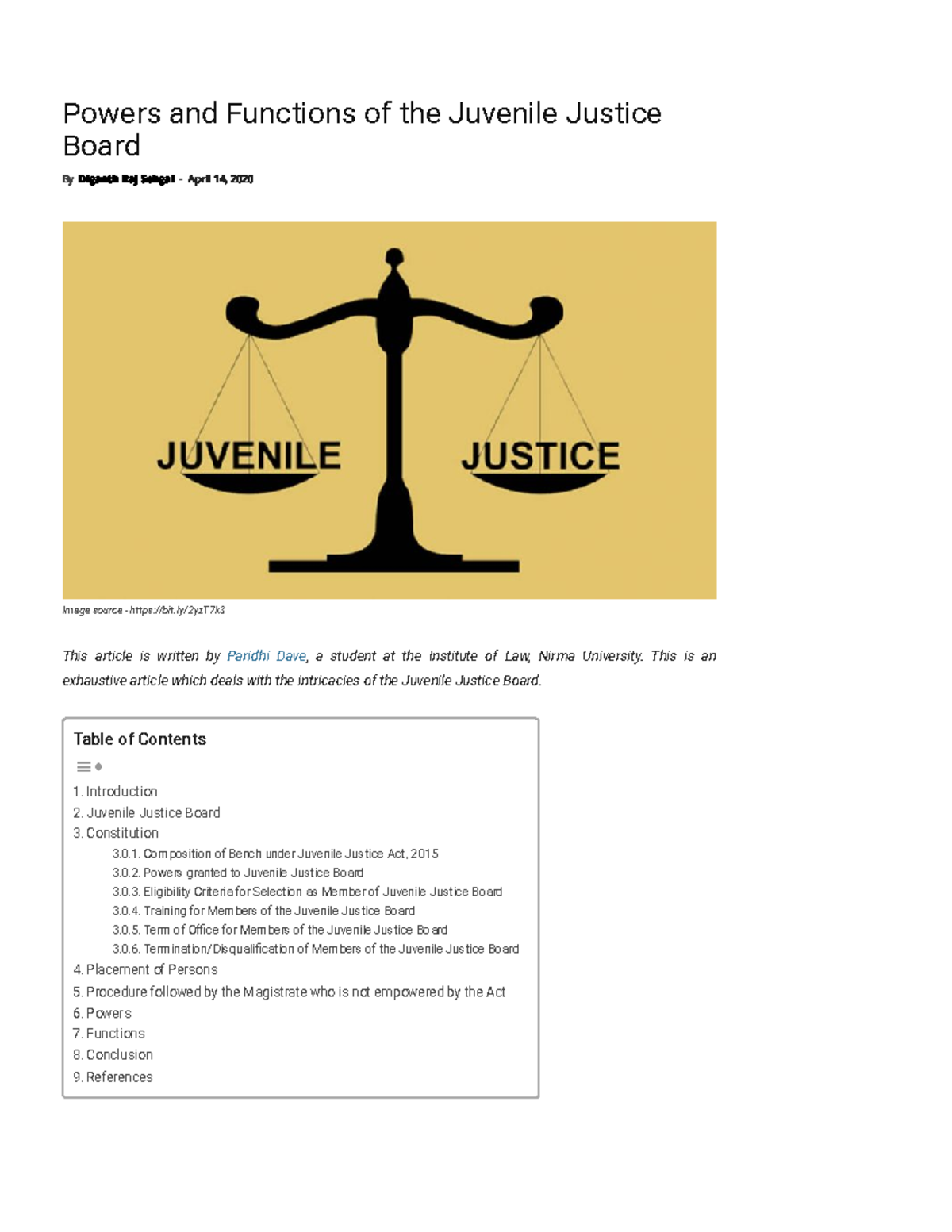 Powers and Functions of the Juvenile Justice Board - i Pleaders ...