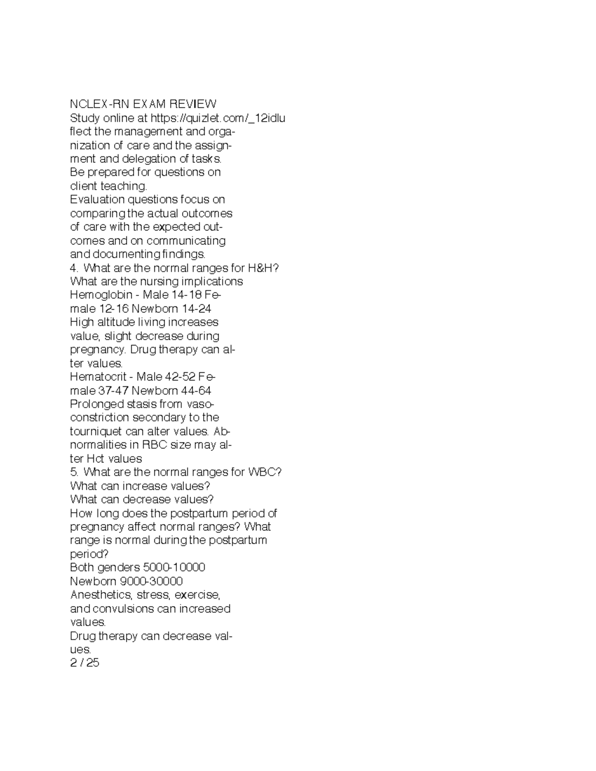 Nclex Partial NCLEX RN EXAM REVIEW Study Online At Quizlet 12idlu nclex-partial-nclex-rn-exam-review-study-online-at-quizlet-12idlu