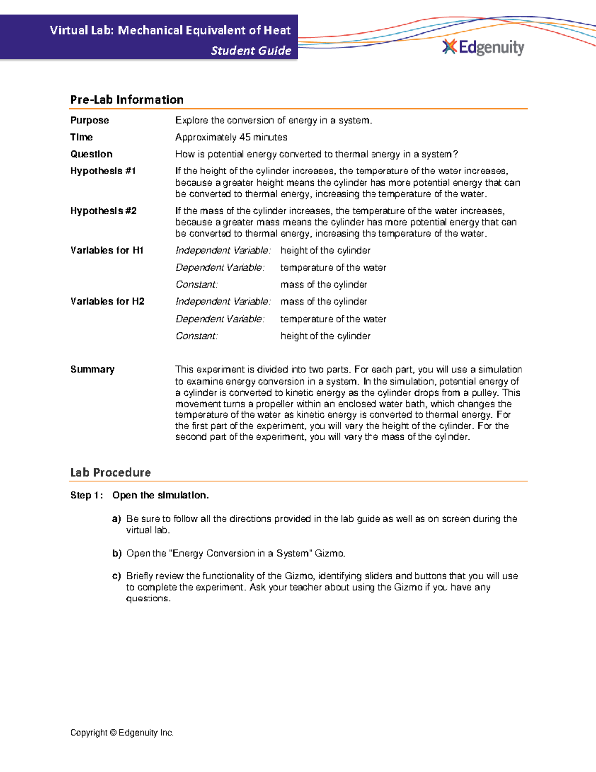 8301-06-03-studentguide Hayden Sykes - Virtual Lab: Mechanical ...