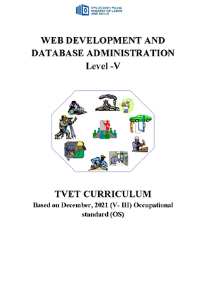 Wddba Level II Curriculum - Web Development and Database Administration ...