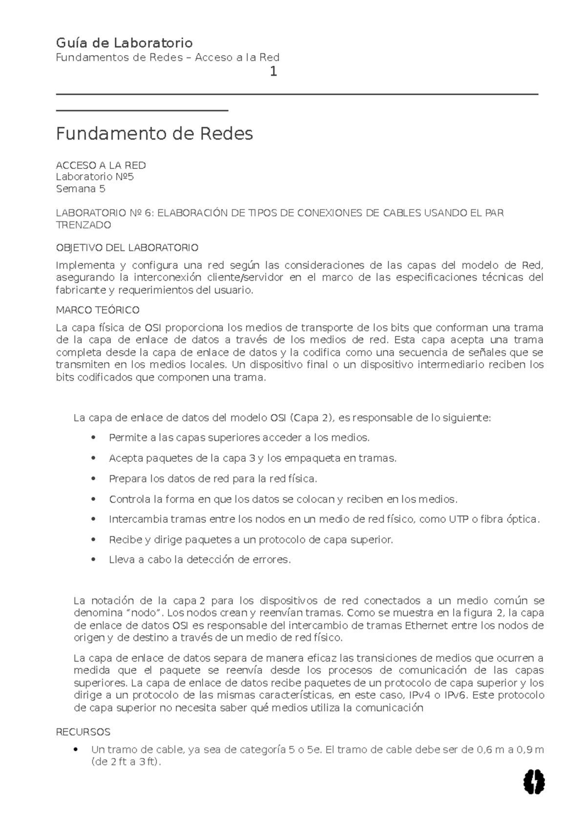 S5 Acceso a la Red - Fundamentos de Redes - Fundamentos de Redes ...