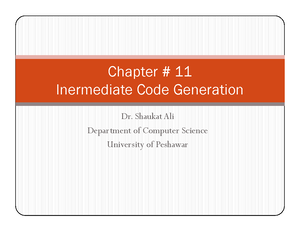 240 TAC Examples - CS143 Handout 24 Summer 2012 August 1, 2012 Three Address Code Examples ...