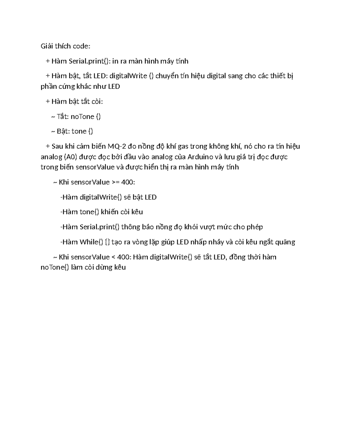 Giải-thích-code - Nháp NMĐTVT- TS NĐM - Giải thích code: + Hàm Serial(): in ra màn hình máy tính ...