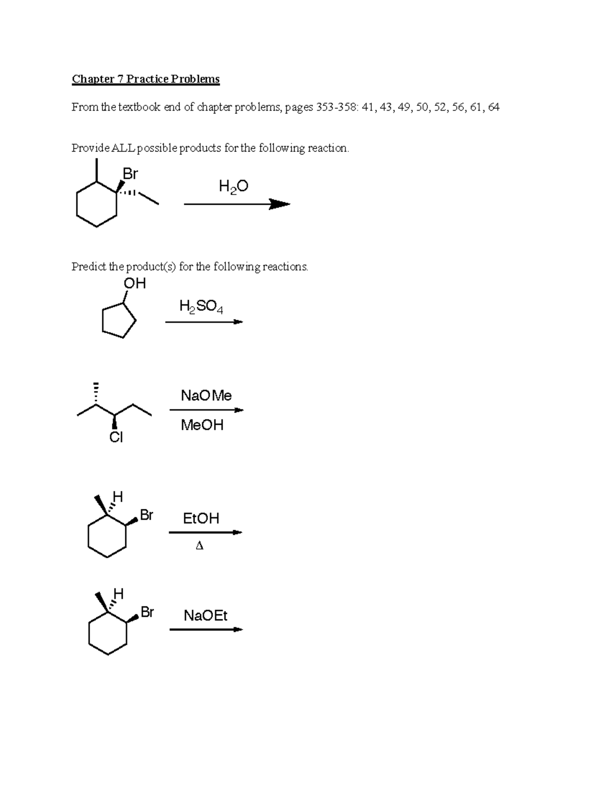 Chapter 7 Practice Problems 2 Che 203lec Chapter 7 Practice