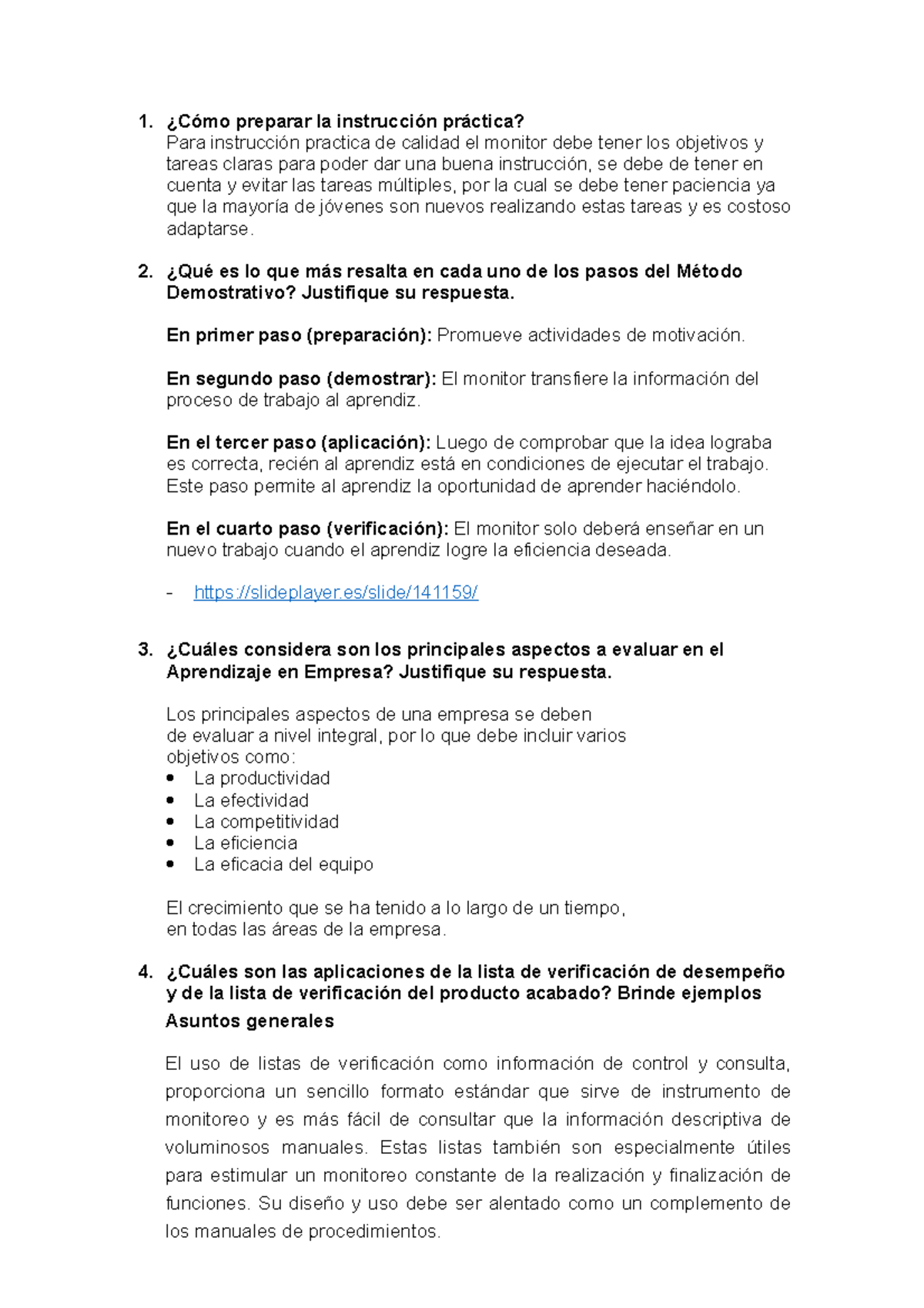 Foro tematico de monitores - ¿Cómo preparar la instrucción práctica ...