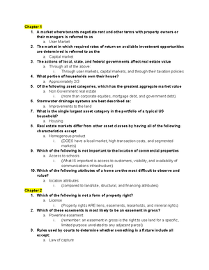 Real Estate Notes - 1/27/ Asset Classes - Residential: Multi-Family ...