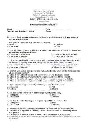 Elements OF A Short Story - ELEMENTS OF A SHORT STORY CHARACTERS. This ...