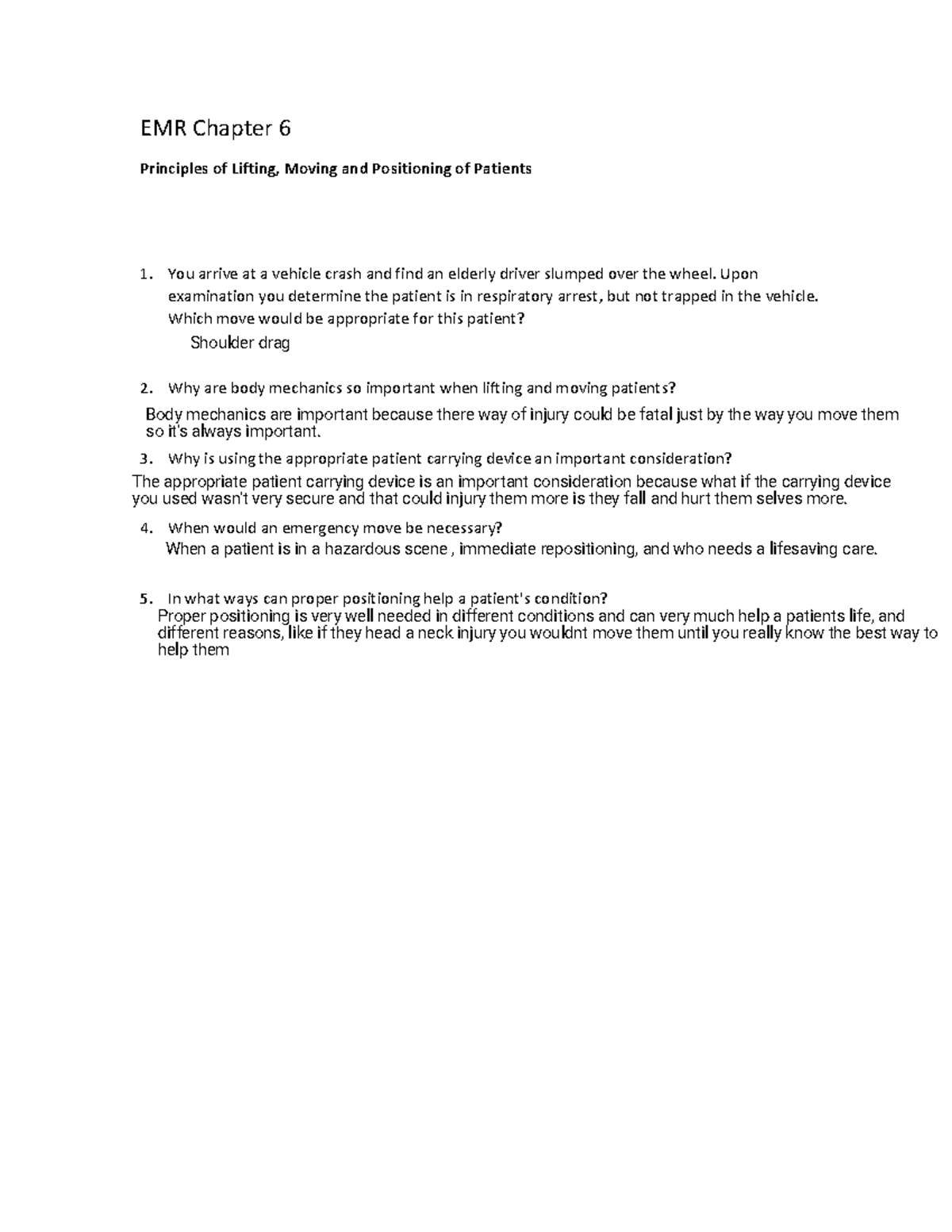 Kami Export - Khrista Wilmer - EMR Chapter 6 Bellringer - EMR Chapter 6 ...