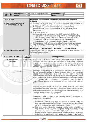 IPBT- Answer-KEY - Induction program for beginning teachers - a ...