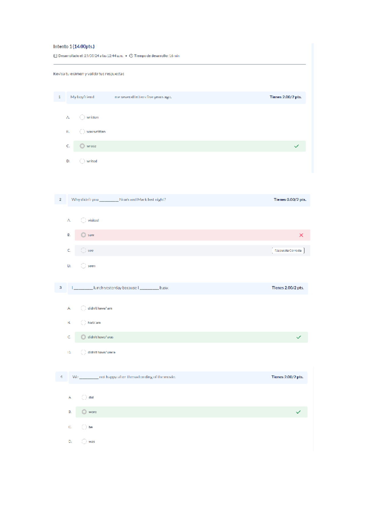 Week 01 - Pre-Task-Quiz - Weekly Quiz - ingles IV - Studocu