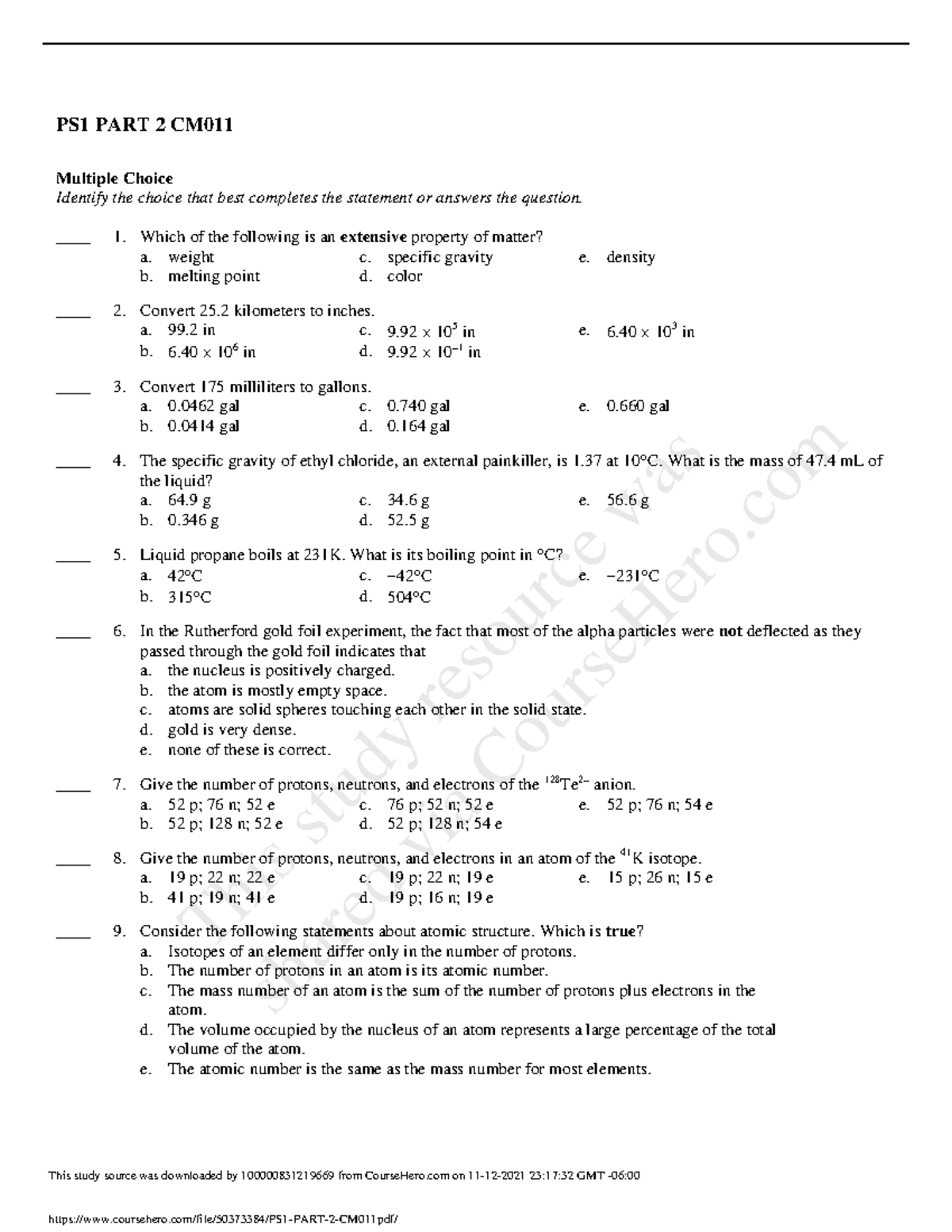 PS1 PART 2 CM011 - Engineering - Studocu