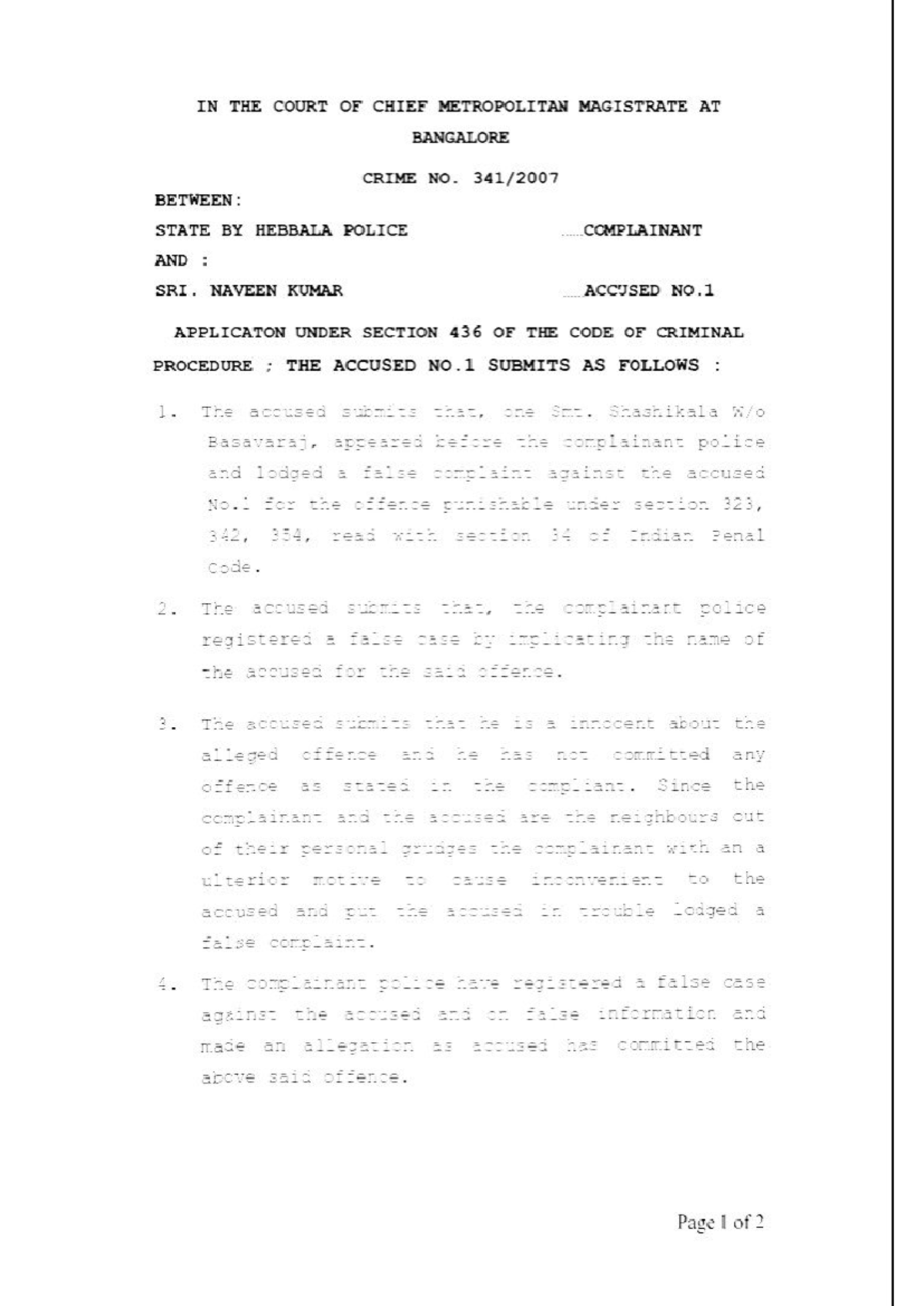 BAIL US 436 CRPC - Ballb - BBALLB 10th sem ITE - Studocu