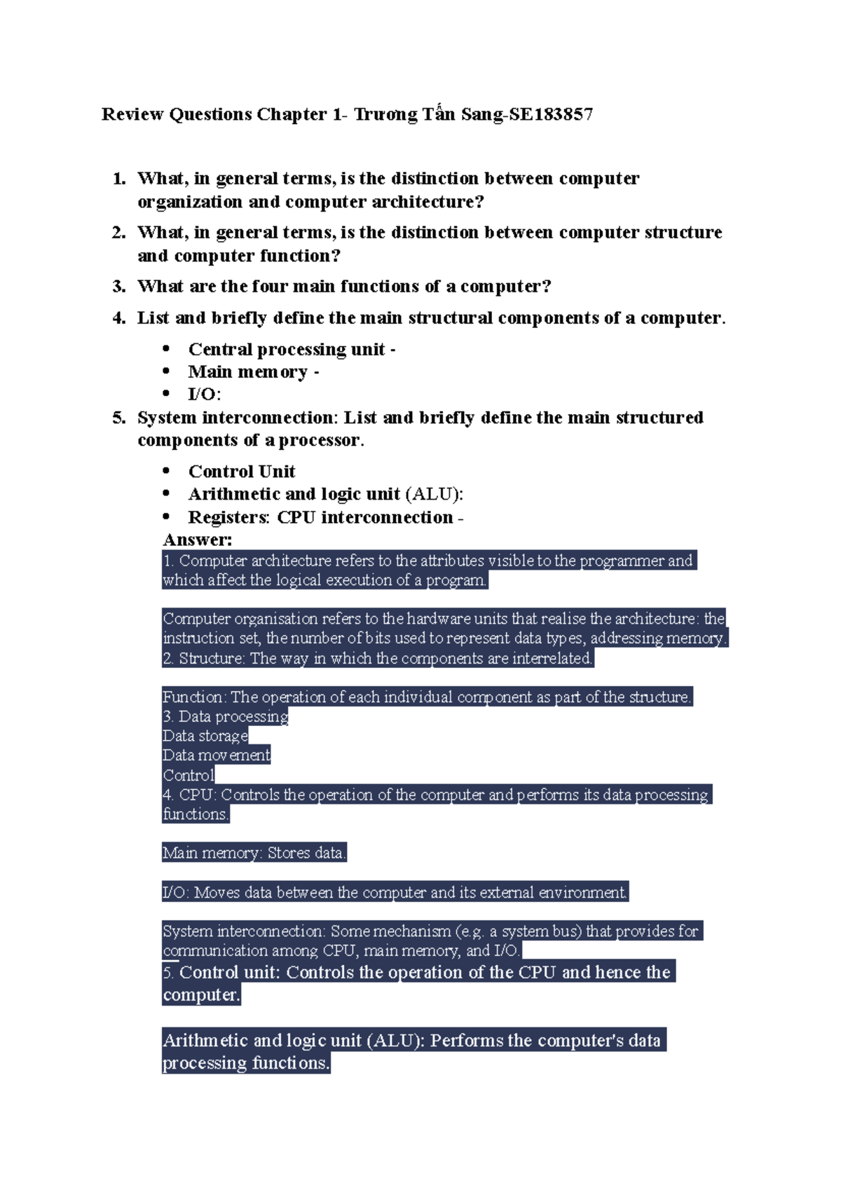 Review questions chapter 1 1 Answer - Review Questions Chapter 1 ...