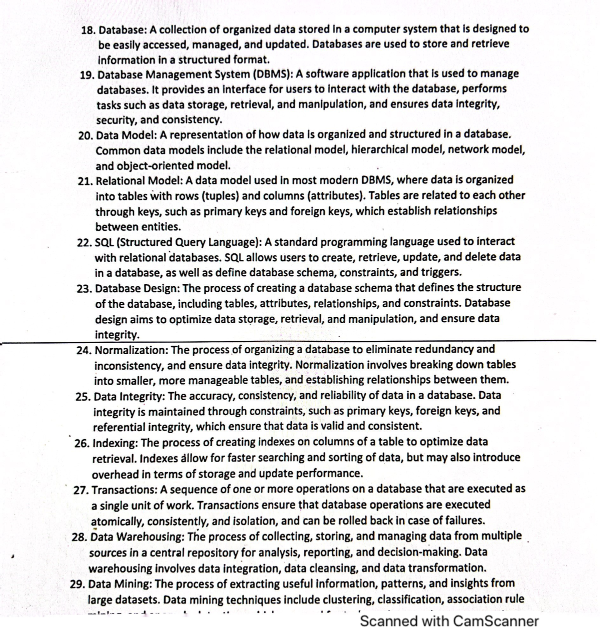 Database TC - Studocu