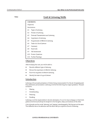 Bcom first year Communication Skills chapter 3 - Unit 3: Antonyms ...
