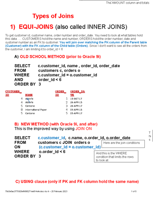 Lesson 05A Set Operations - Les05 - Set Operators Objectives 1 Describe ...