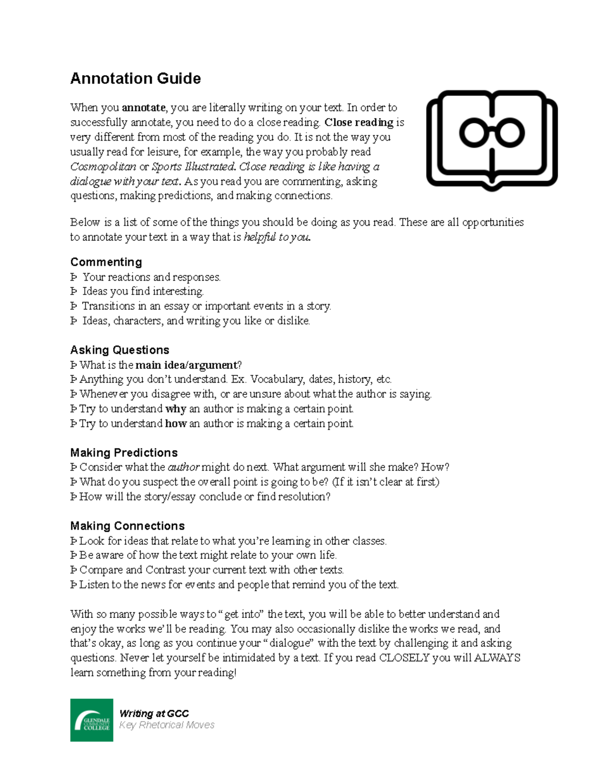 Annotation+Guide - Annotation Guide When you annotate, you are ...