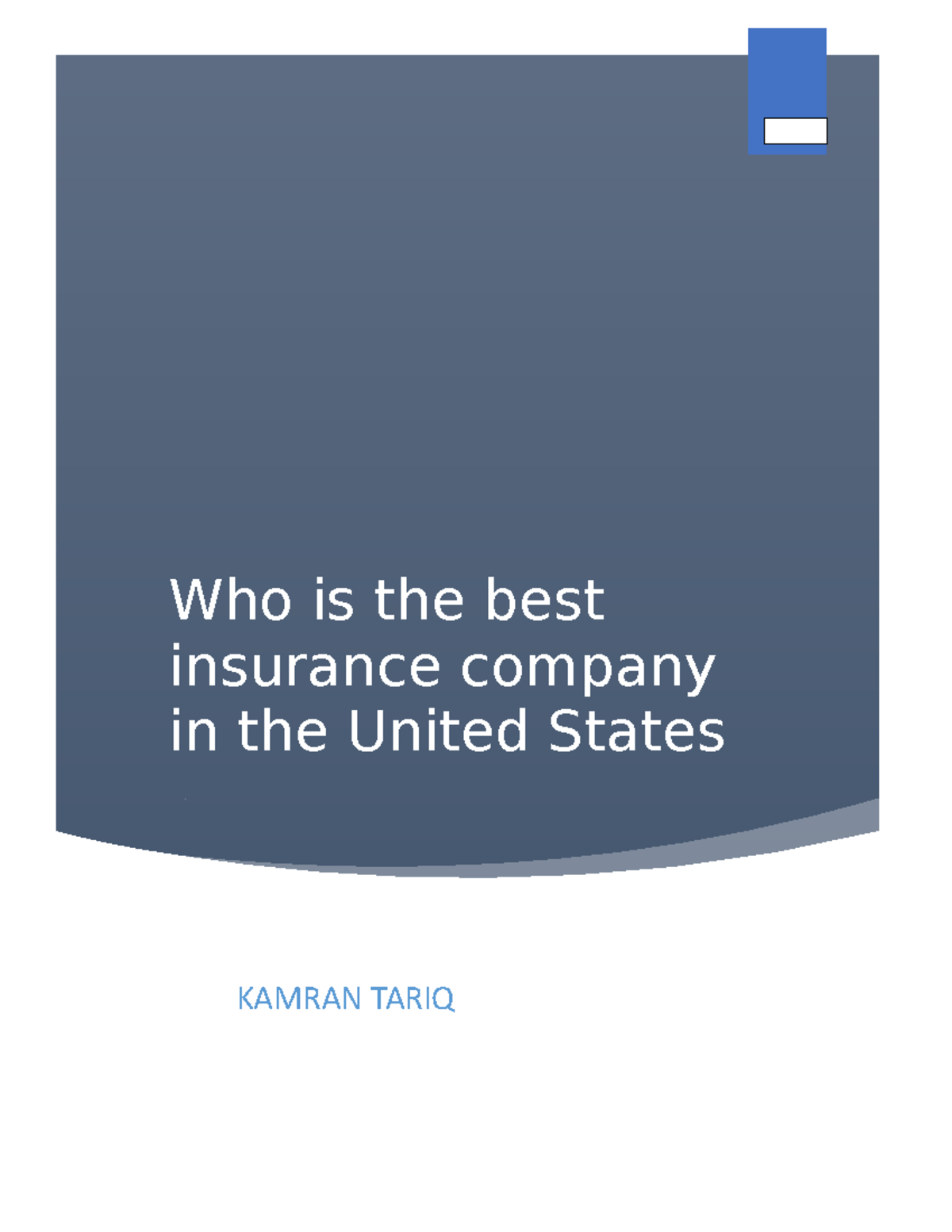 Insurance companies in the United State - These companies mainly ...