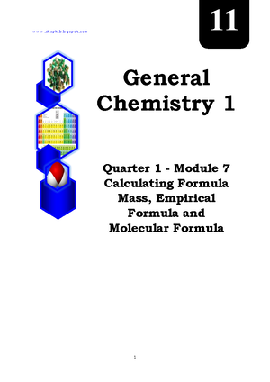 General Chemistry Q1 Mod5 Isotopes and Their Uses - General Chemistry 1 Quarter 1 - Module 5 ...