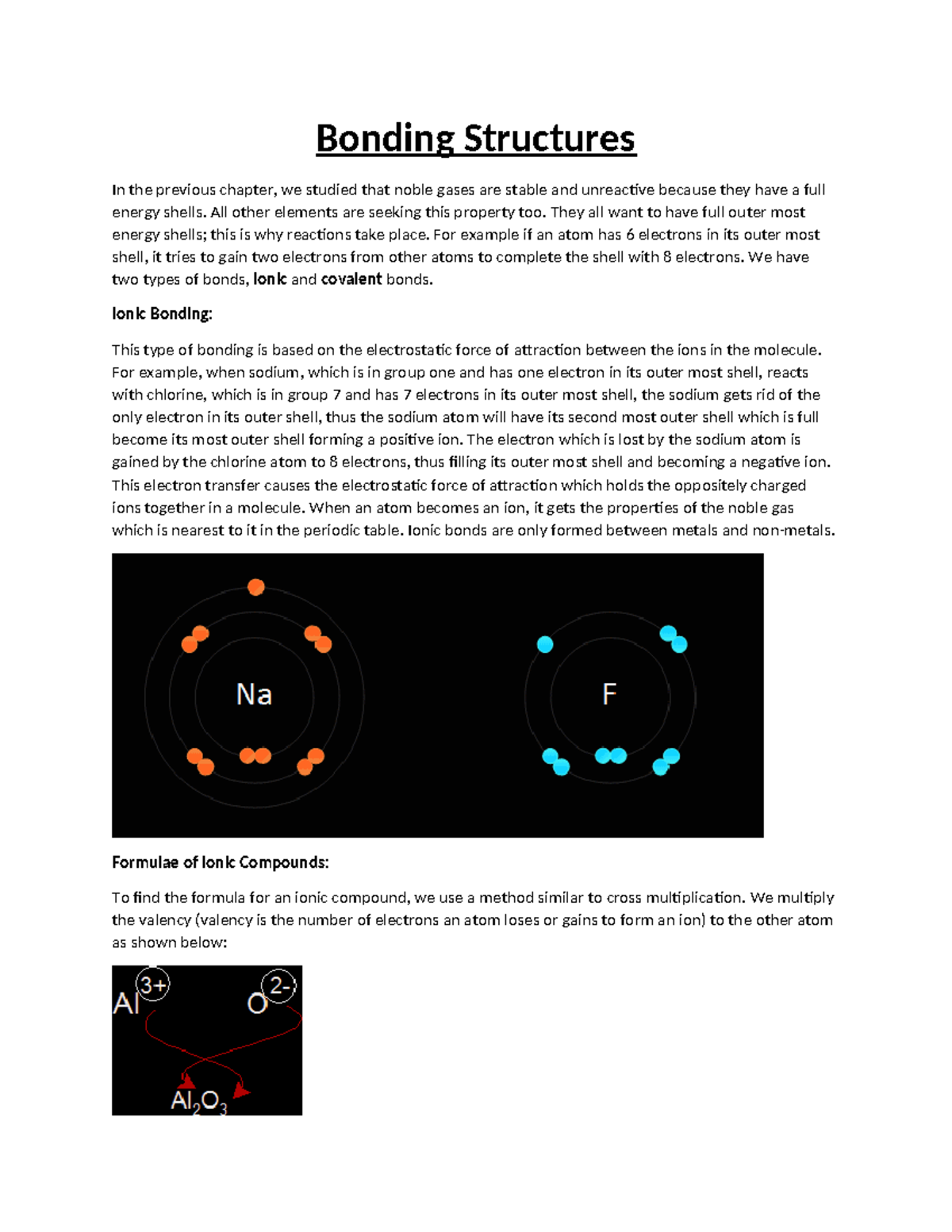 Bonding Chemistry - it is very educative - Bonding Structures In the ...