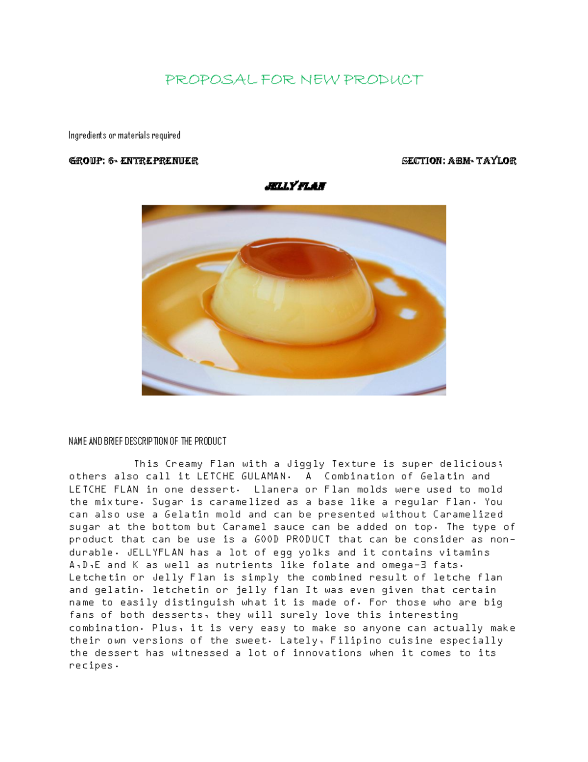 Inbound 3248584935688611852 - PROPOSAL FOR NEW PRODUCT Ingredients or ...