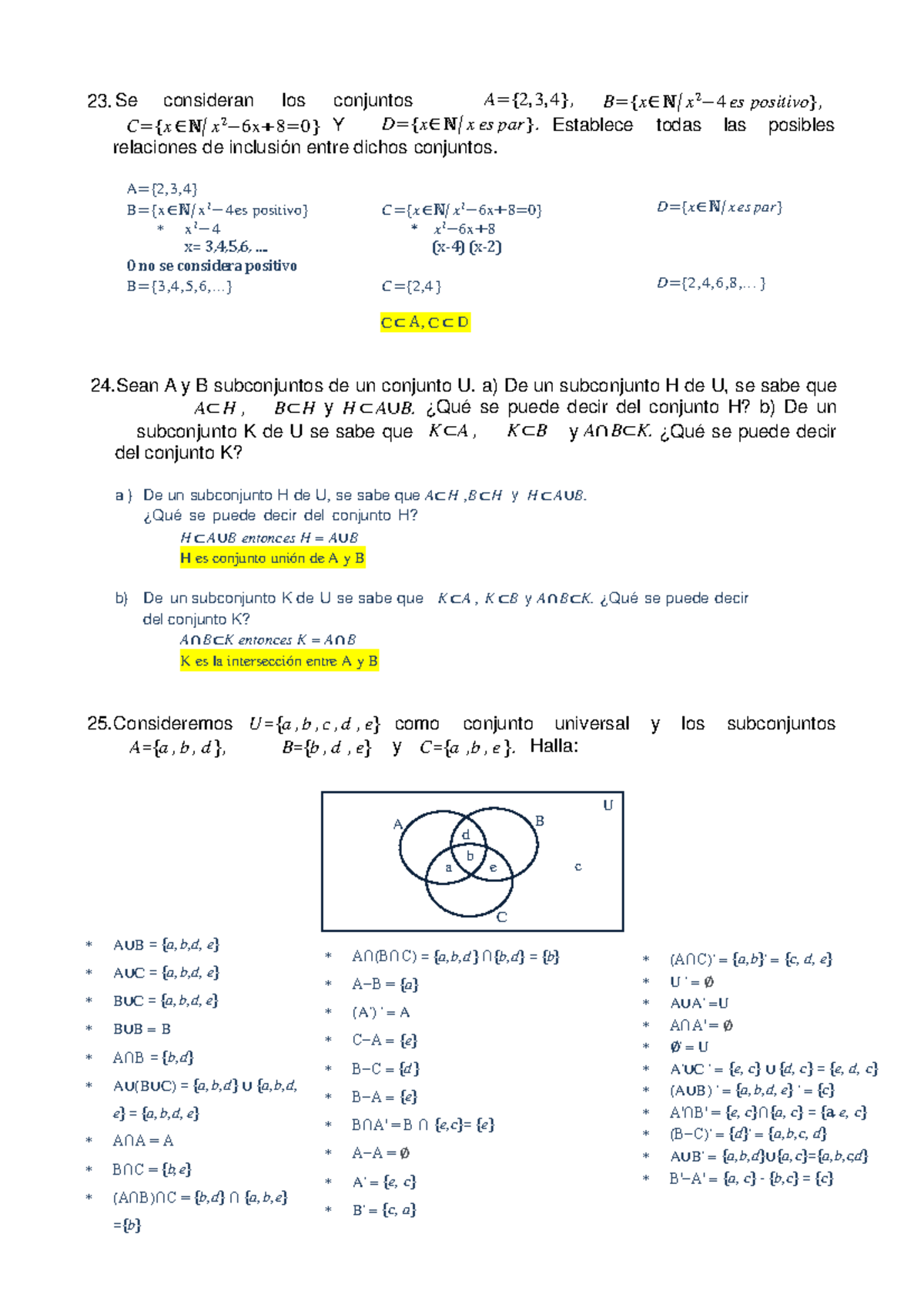 Semana 3 estructuras discretas ( Completada, DEL 23 AL 33) PDF - 23. Se ...