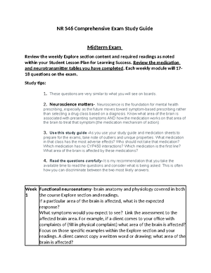 NR546 Wk 5 Case Study 3 - NR 546 Week 5 Case Study 03 MWS Subjective ...